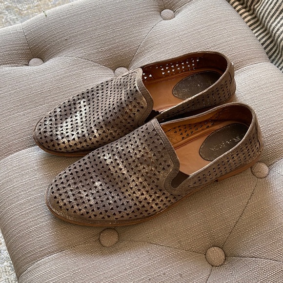 Trask | Shoes | Trask Ali Loafer Perforated Taupe Suede | Poshmark